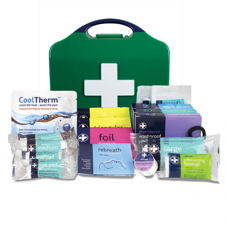 Small Workplace First Aid Kit in Aura box (RMA-A330) - HealthCorp
